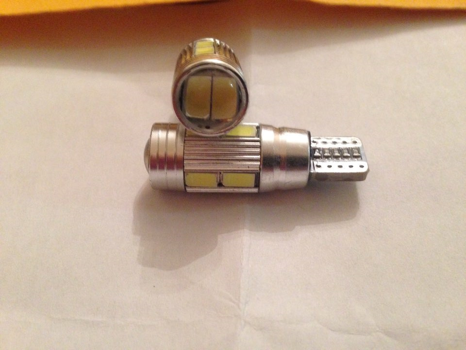 Лампы белого свечения в габариты и ДХО. — Audi A6 (C6), 3 л, 2006 года ...