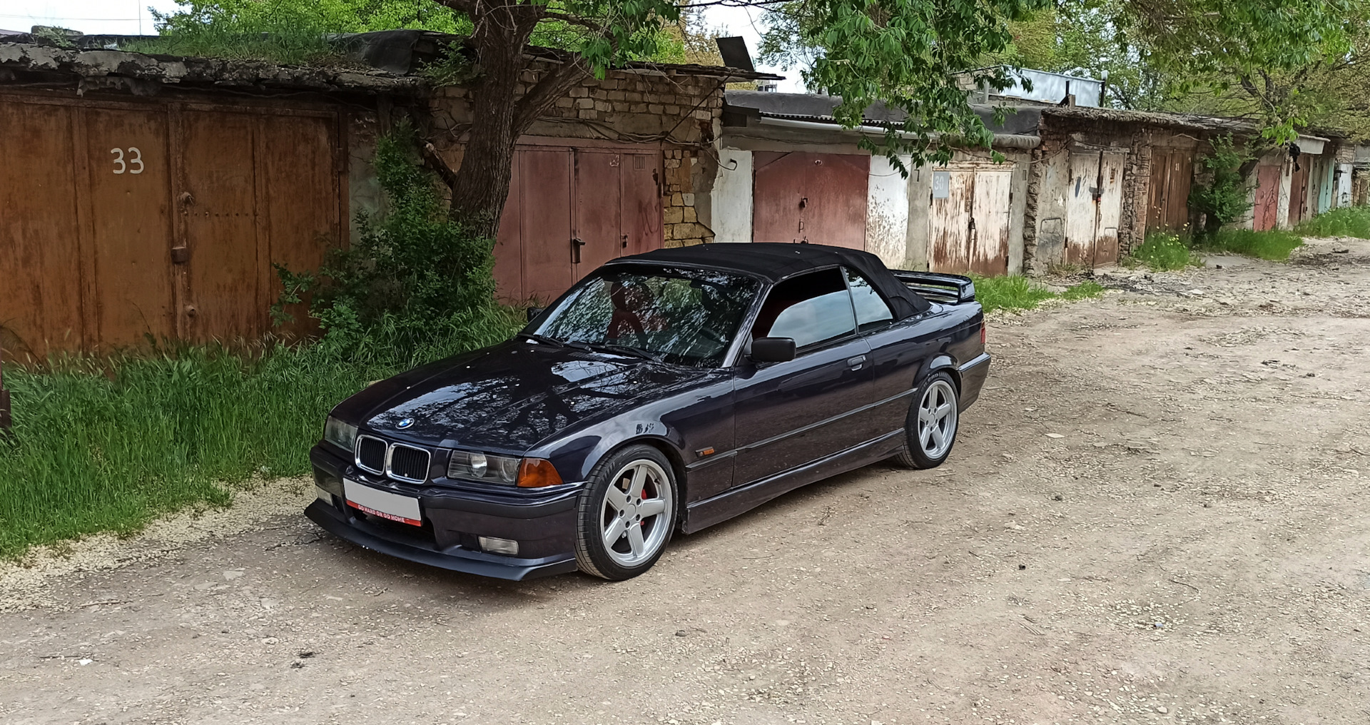 Интересное местечко "Привет из страны советов" — BMW 3 series Convertible (E36), 2,5 л, 1998 ...