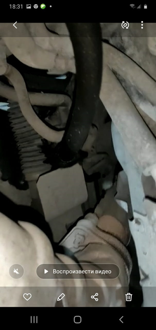 Шланг ГУР высокого давления — Mitsubishi Lancer X, 2 л, 2008 года ...