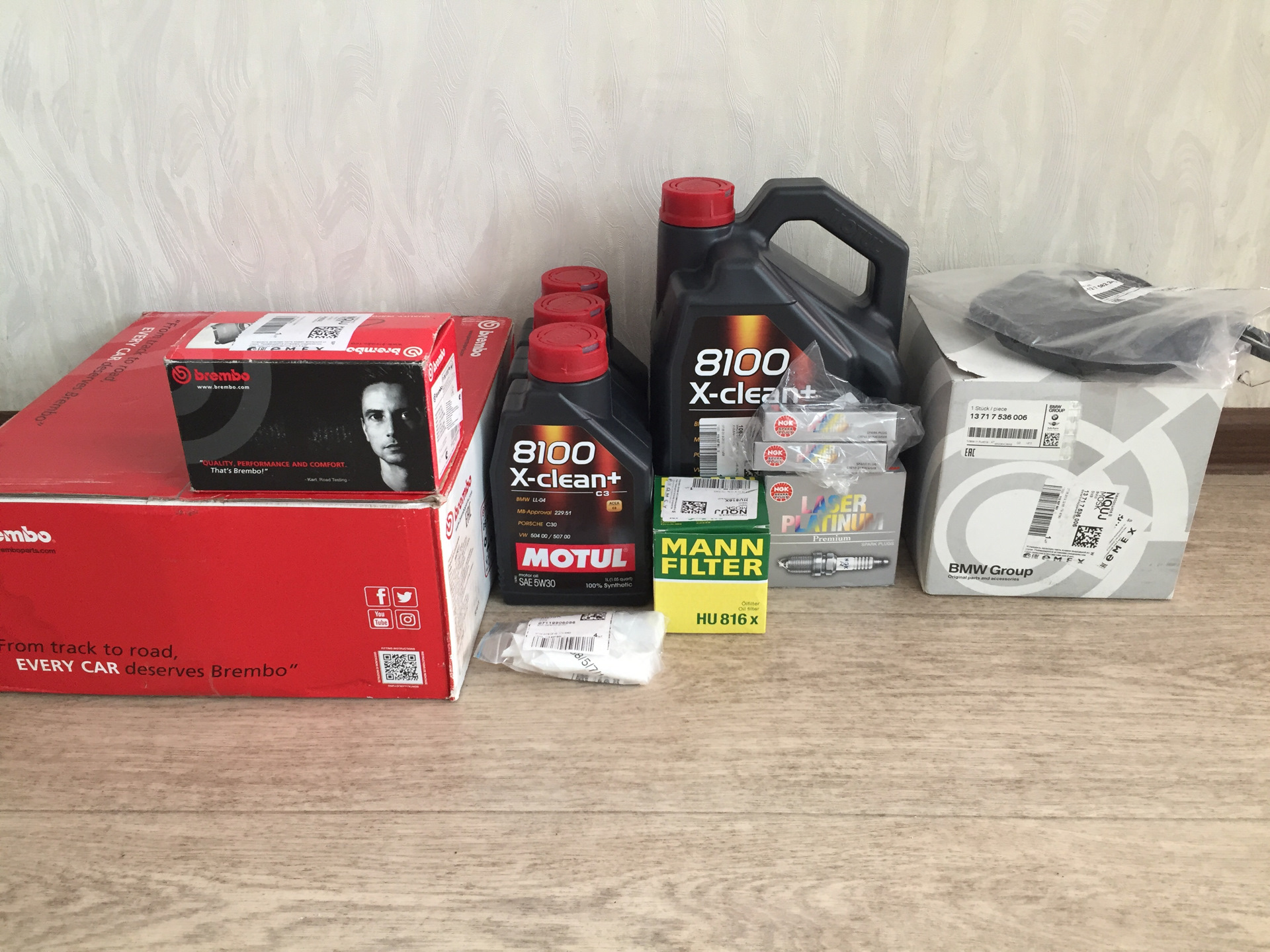 Пришли ништяки для ТО — BMW 3 series (E90), 2,5 л, 2009 года | плановое ...