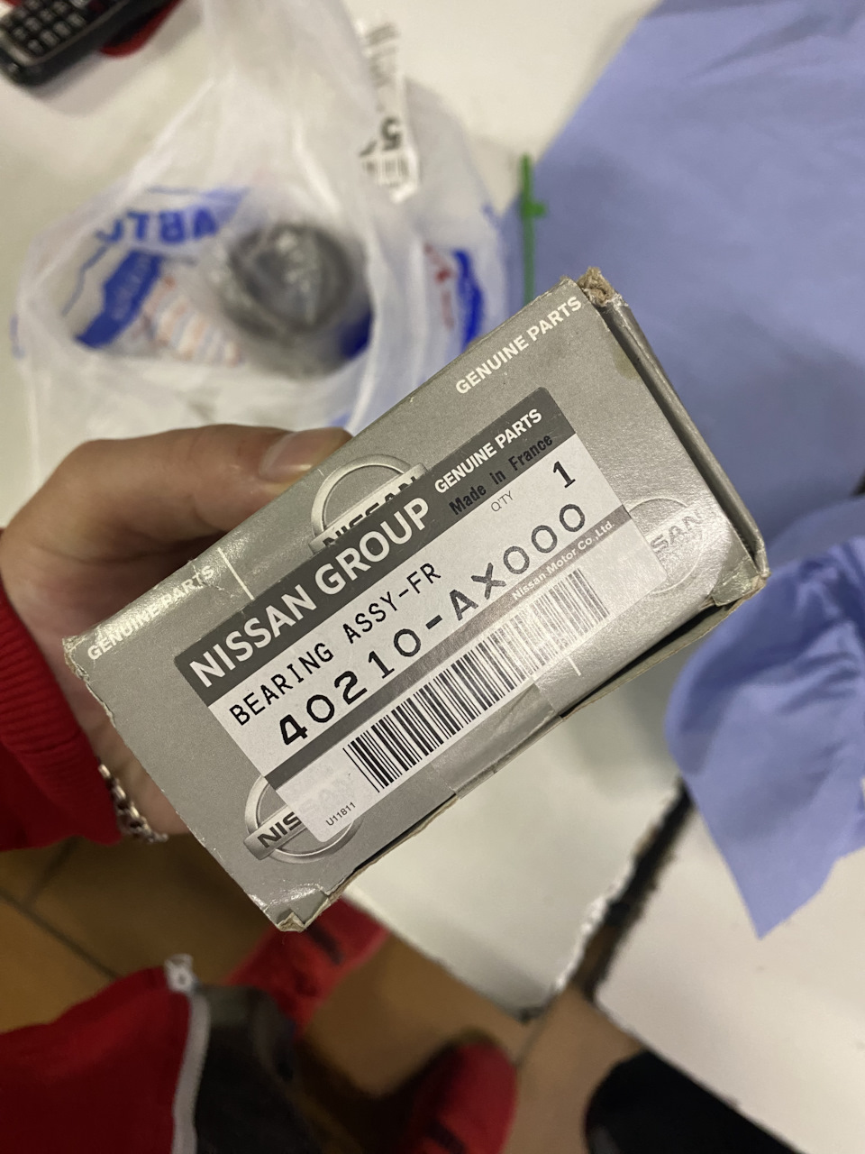 40210AX000 Подшипник ступицы переднего колеса с авс NISSAN INFINITI ...