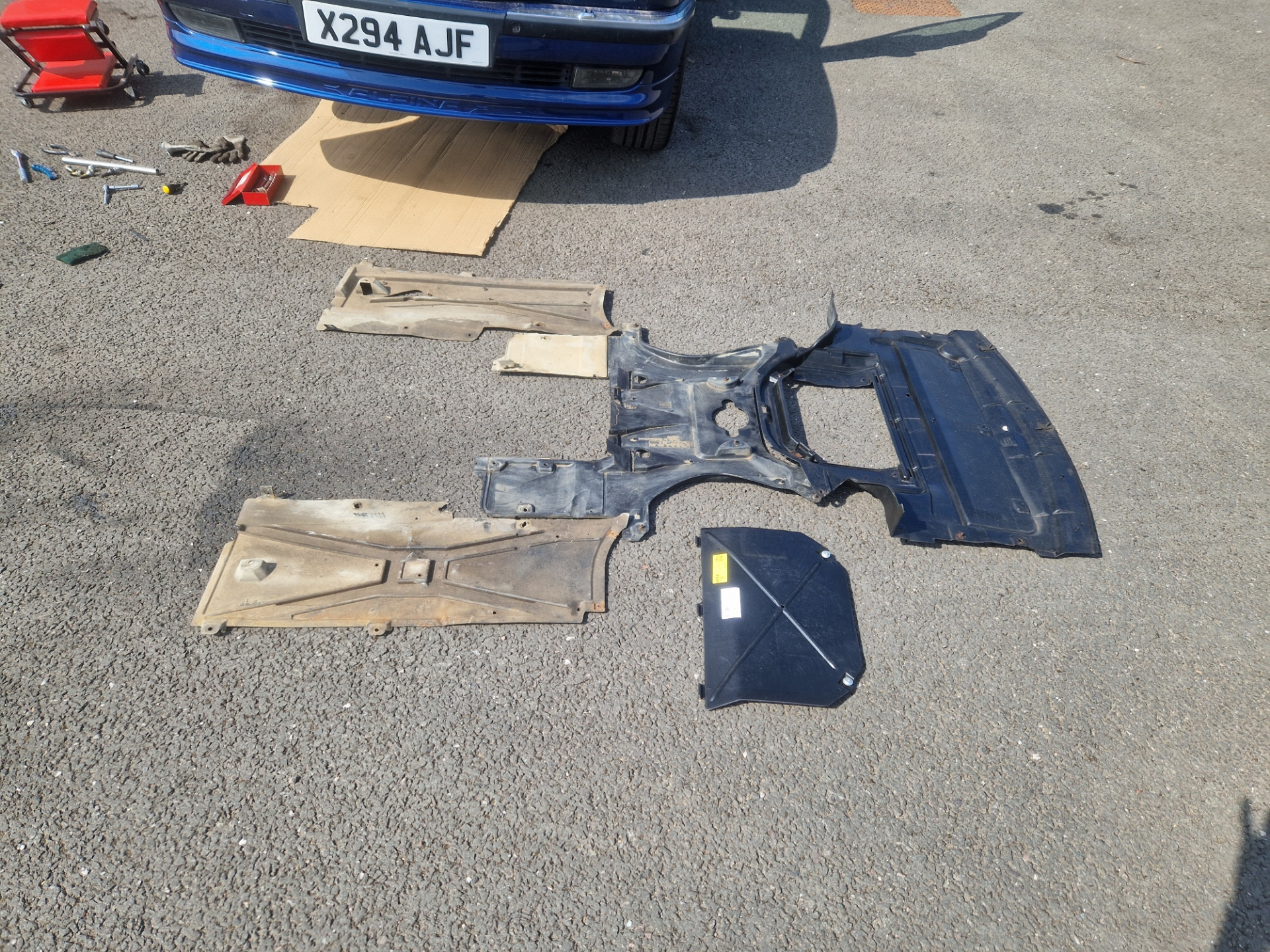 Собрал комплект защиты днища — BMW 7 series (E38), 4,4 л, 2000 года ...