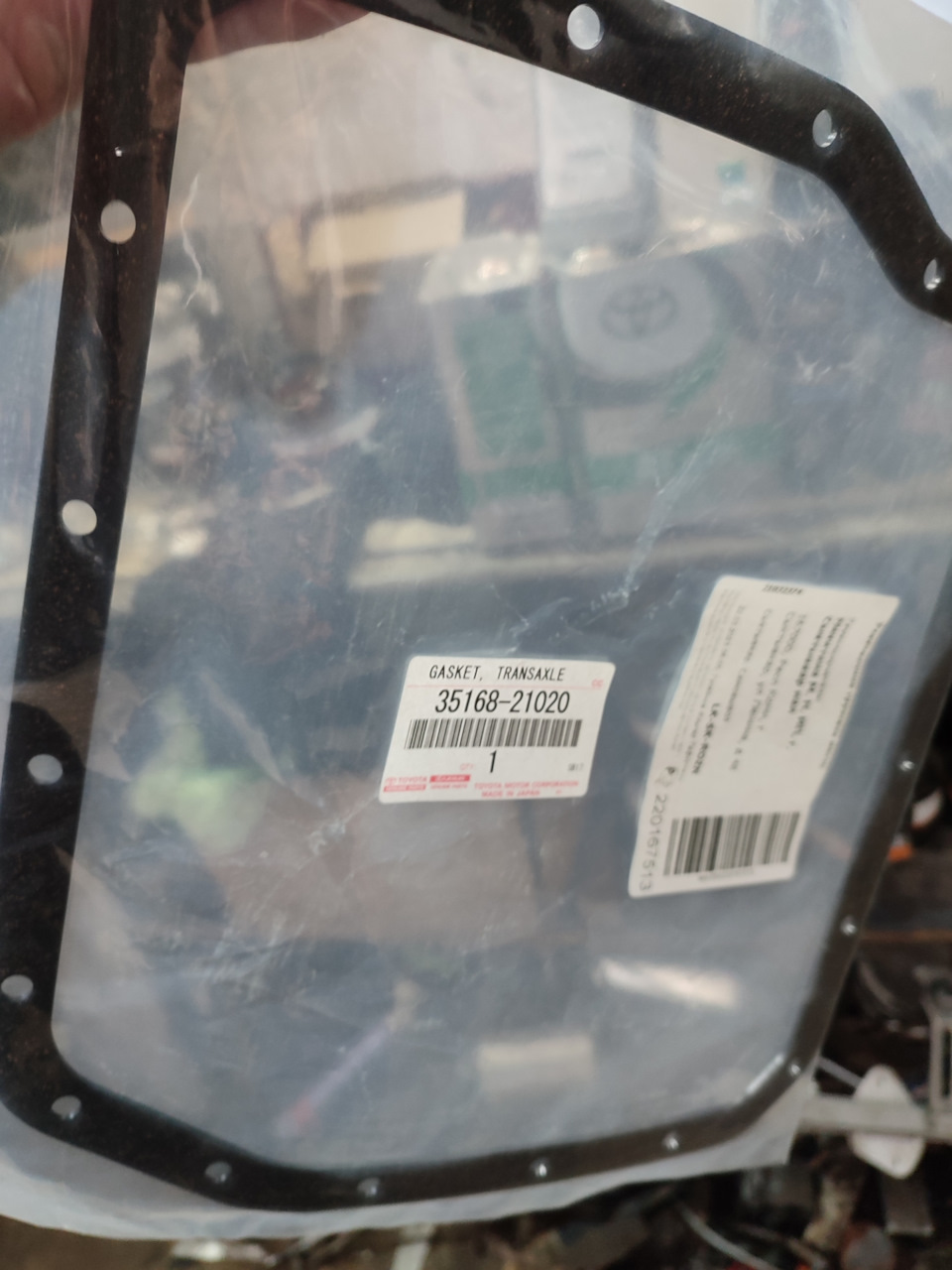 3516821020 Прокладка поддона акпп TOYOTA LEXUS | Запчасти на DRIVE2