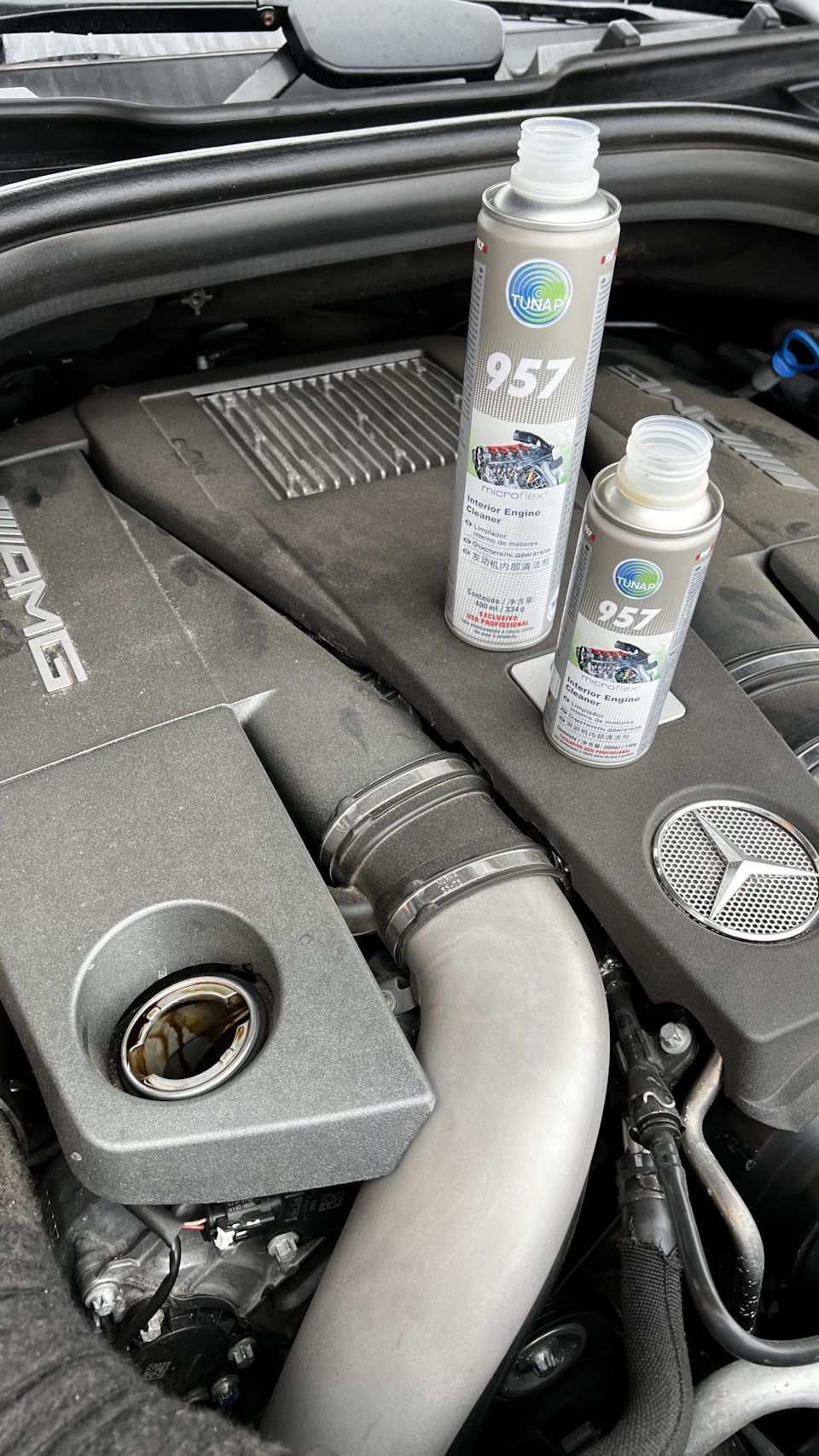 41. Присадка в масло. Tunap 957 — Mercedes-Benz GL 63 AMG, 5,5 л, 2013 ...