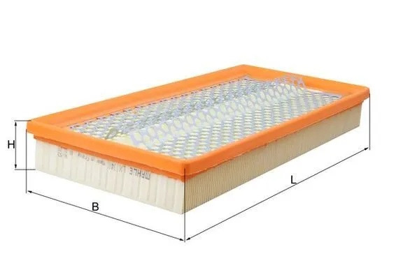 LX348 Воздушный фильтр MAHLE KNECHT | Запчасти на DRIVE2