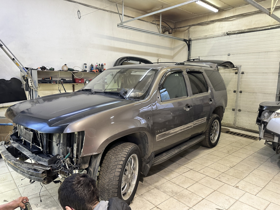 Готовимся к летнему сезону ! — Chevrolet Tahoe (GMT900), 5,3 л, 2013 ...