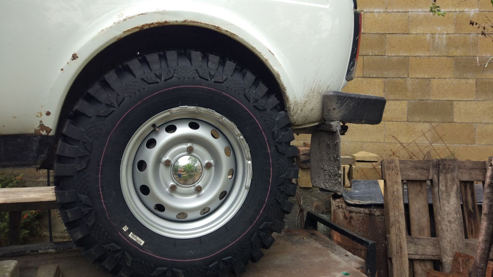 Лифт кузова, Safari 510, Резка арок. — Lada 4x4 3D, 1,7 л, 2012 года ...