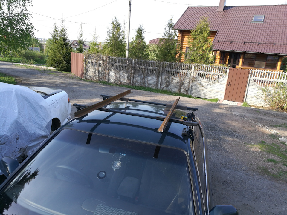Велокрепления на крышу своими руками — Toyota Crown (S140), 3 л, 1991 ...