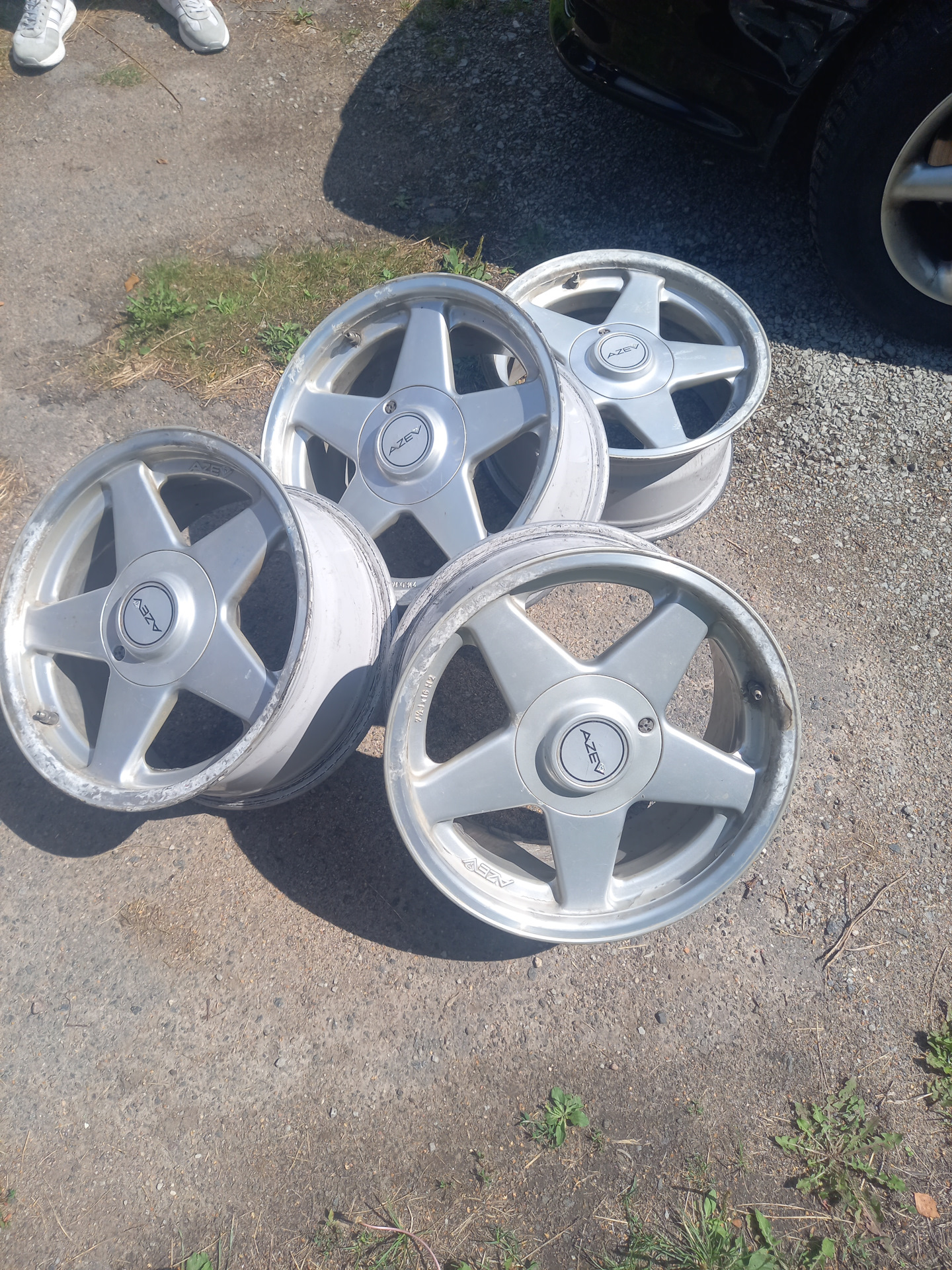 Azev — Audi 80 (B4), 2,6 л, 1993 года | колёсные диски | DRIVE2