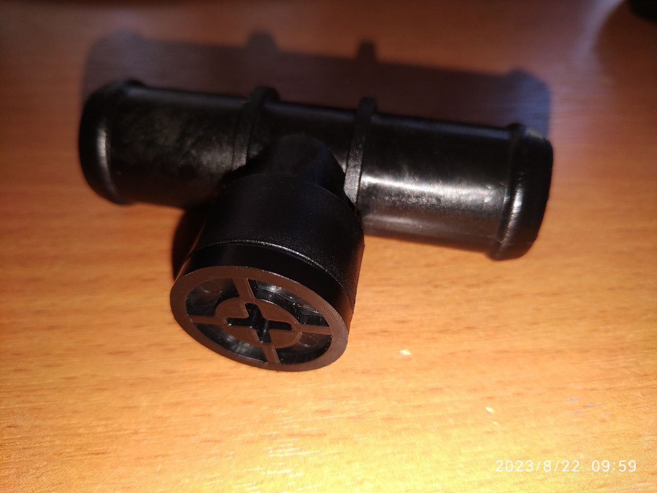 Тройник системы охлаждения — Infiniti M (2G), 3,5 л, 2007 года ...