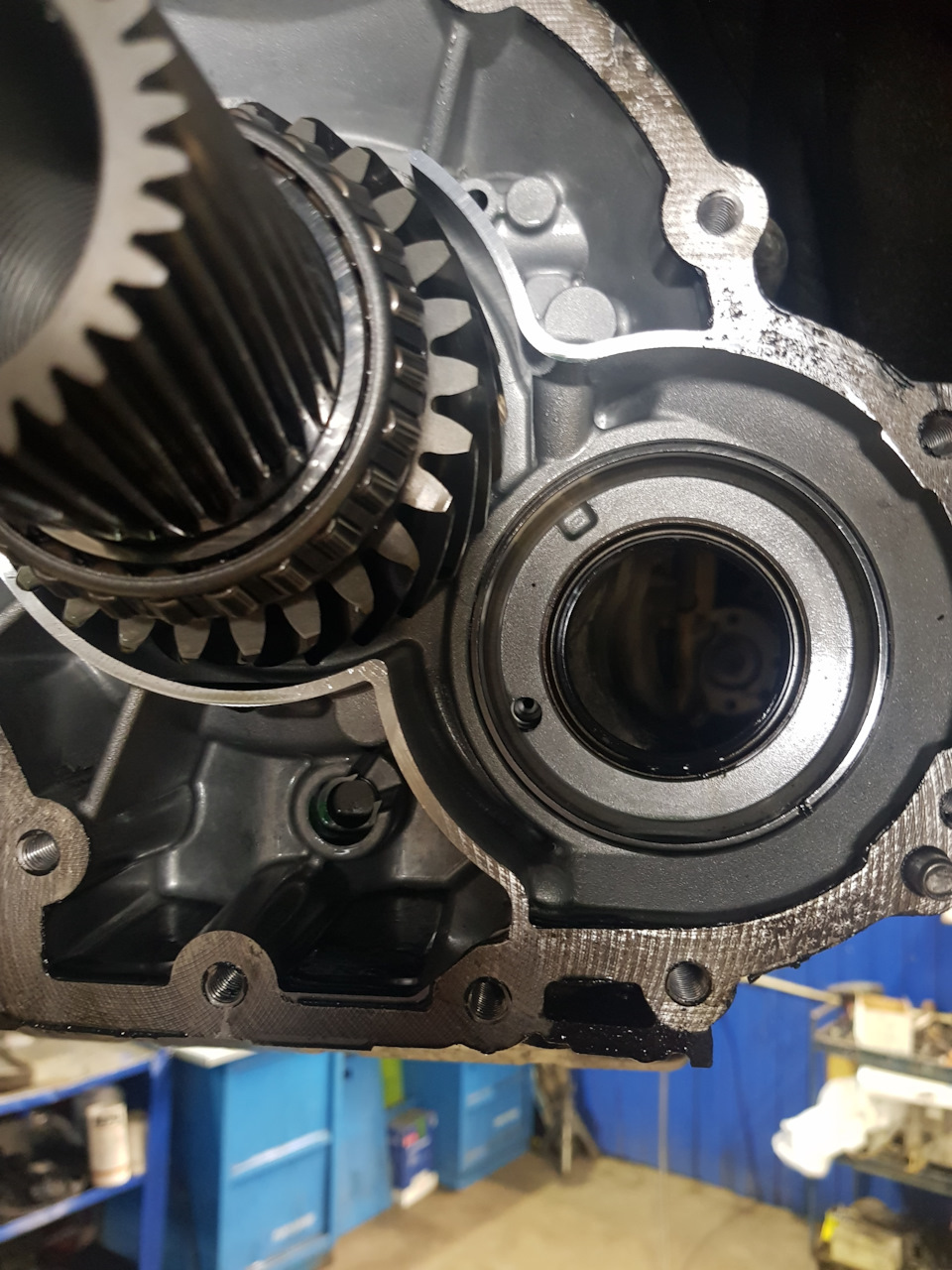 Замена сальника раздатки — Mercedes-Benz GLK-Class (X204), 2,2 л, 2012 ...