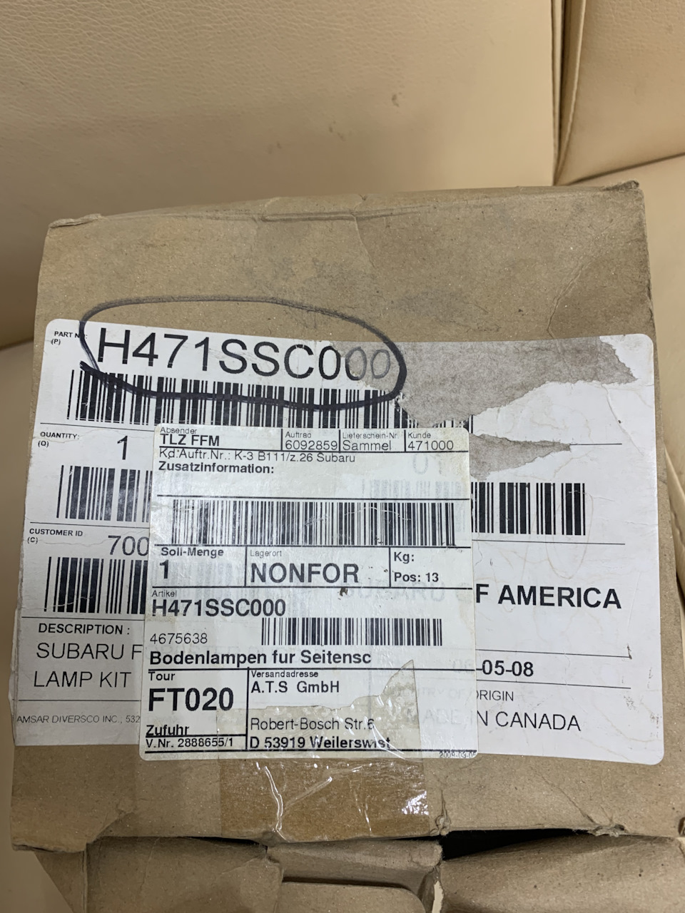 Защита бамперов и подсветка порогов Subaru Outback 3.6 — Subaru Outback ...