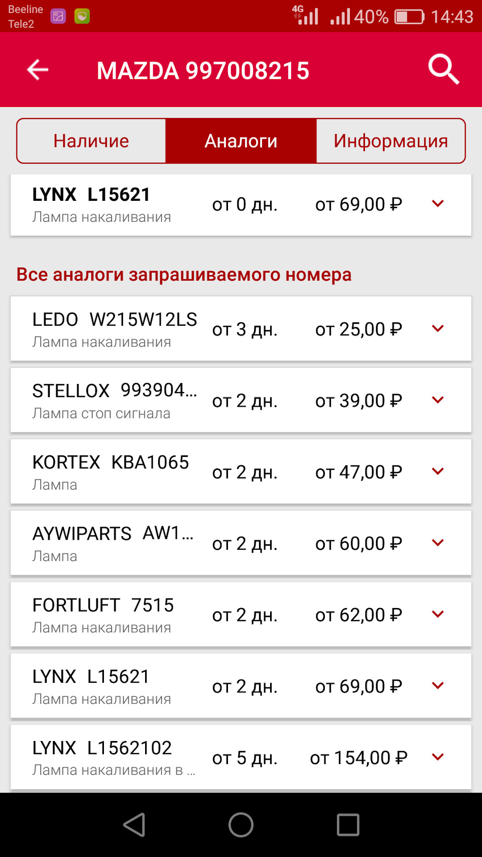 997008215 Лампа накаливания (W21/5W (T20) 12V 21/5W W3x16q) Mazda ...