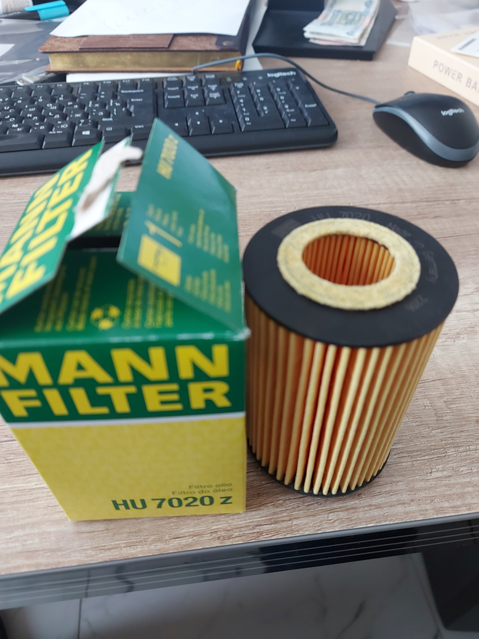 HU7020Z Масляный фильтроэлемент без металлических частей MANN FILTER ...