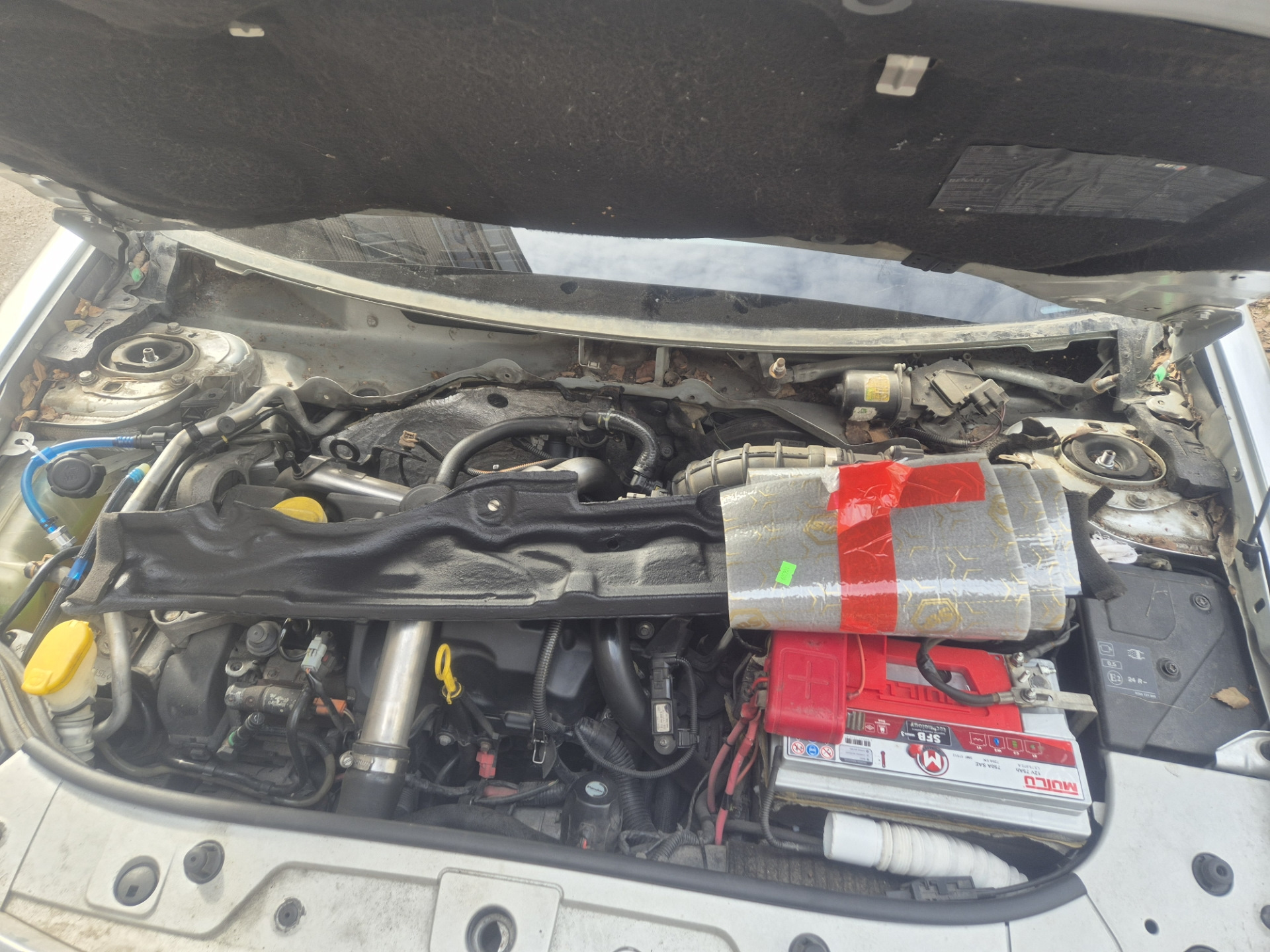Замена жабо, жабо от GR 1979 — Renault Megane II, 1,5 л, 2008 года ...