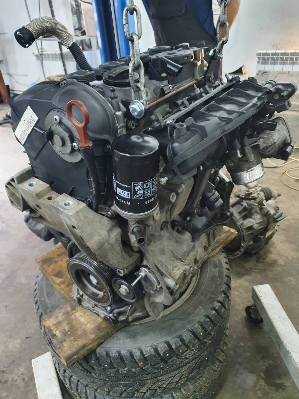 капитальный ремонт двигателя 2.0 tsi — Volkswagen Tiguan (1G), 2 л ...