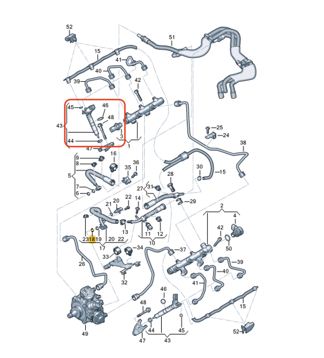 Подтекание топлива — Audi Q7 (2G), 3 л, 2015 года | запчасти | DRIVE2