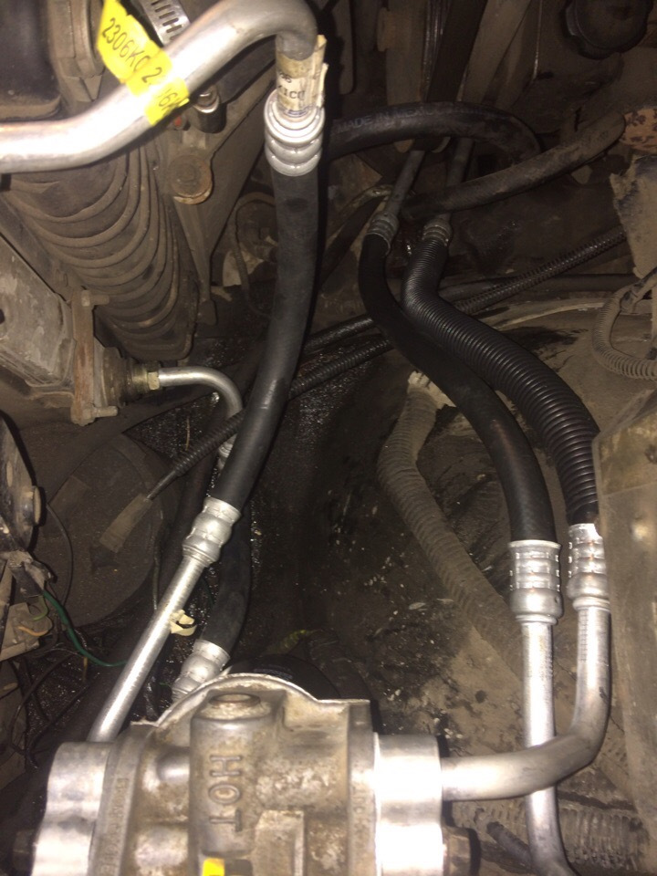 Замена масляных шлангов двигуна. — Chevrolet Blazer (S-10), 4,3 л, 1992 ...