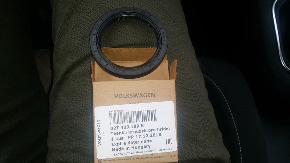 Golf 6 замена правого сальника дифференциала полуоси 5МКПП — Volkswagen ...