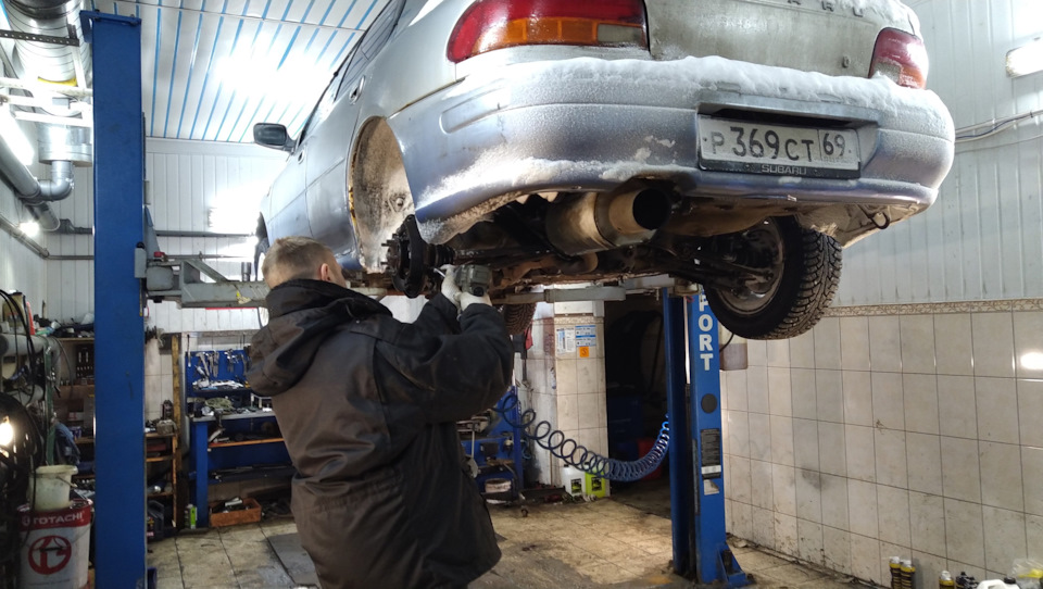 22 Назад в прошлое, или ступичный подшипник — Subaru Impreza (GC/GF), 2 ...