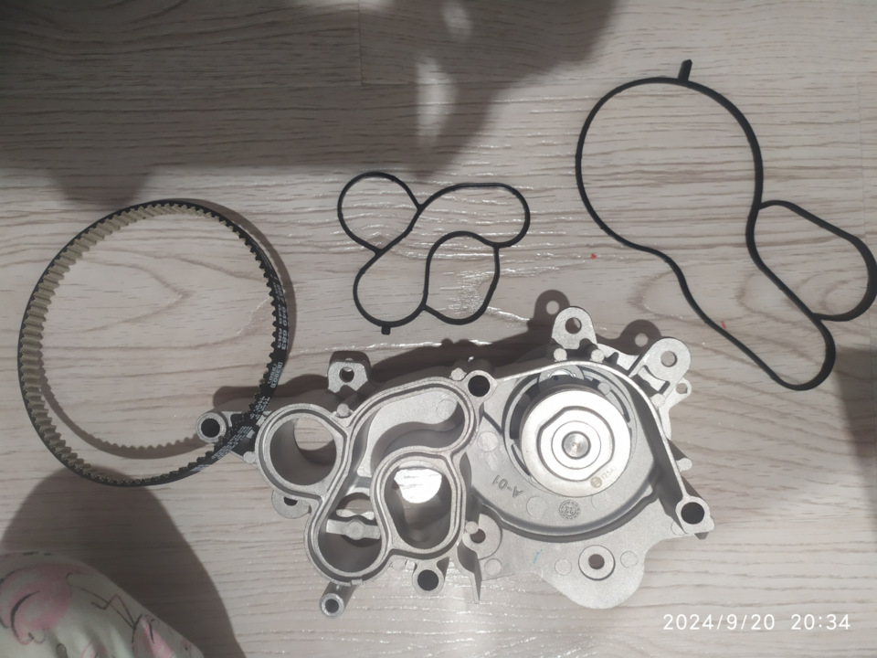 Замена помпы на 50тыс.км — Skoda Superb Mk3, 2 л, 2019 года | визит на ...