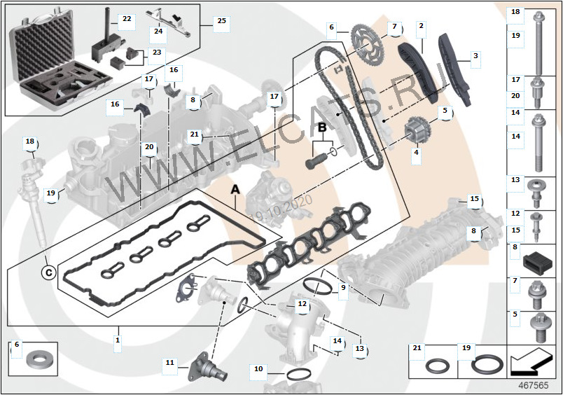 BMW N47D20 Замена цепи ГРМ — вопрос по запчастям — BMW 5 series (F10 ...