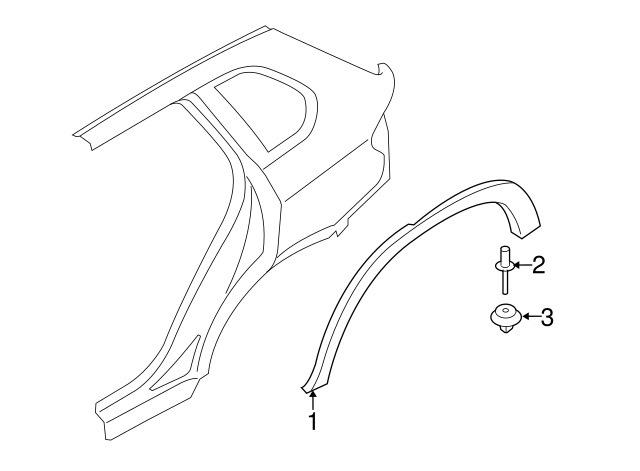 51777343144 Накладка арки колеса П Зд BMW | Запчасти на DRIVE2