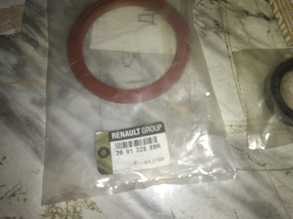 289132889R Сальник коленчатого вала RENAULT | Запчасти на DRIVE2