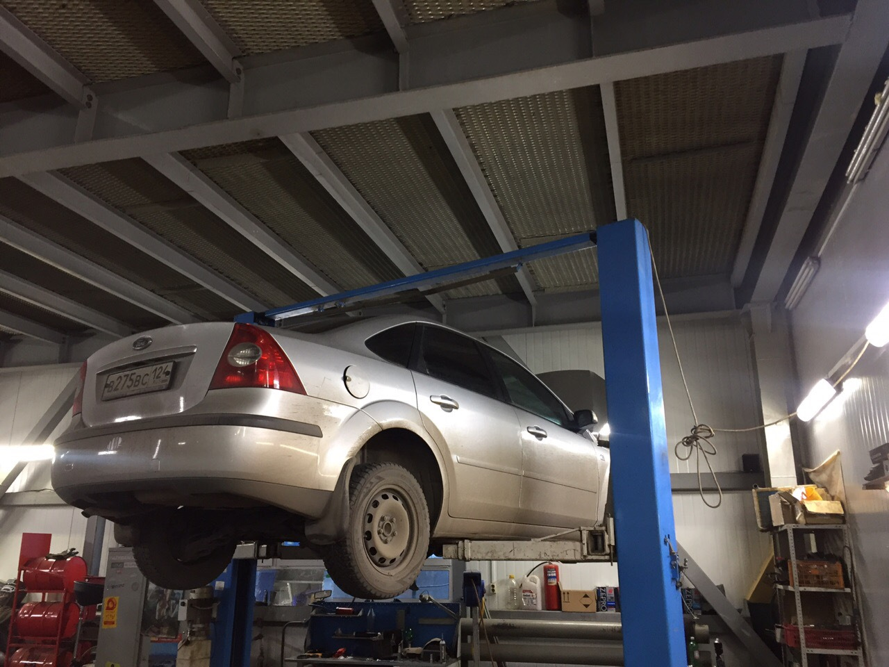 Ford Focus 1,6л Замена ДВС — TechService на DRIVE2