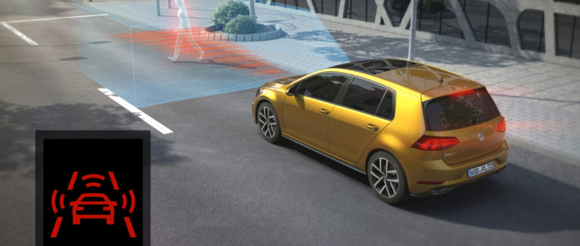 Front Assist — ассистент контроля дистанции спереди — Volkswagen Polo ...