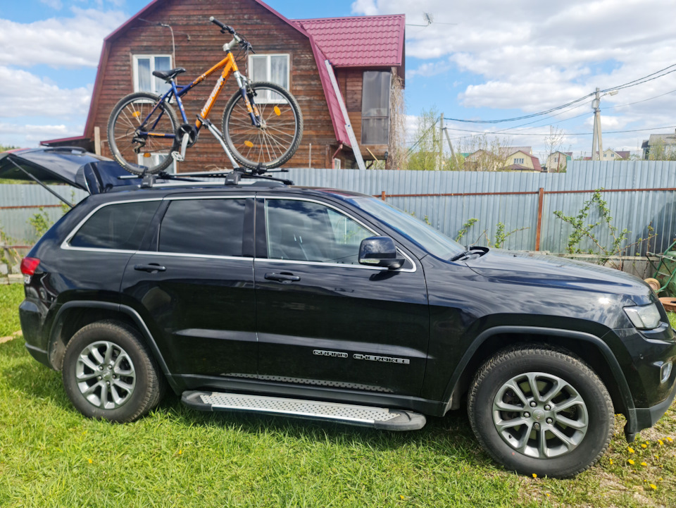 Turtle air 3 + THULE FREERIDE 532 — Jeep Grand Cherokee (WK2), 3,6 л ...