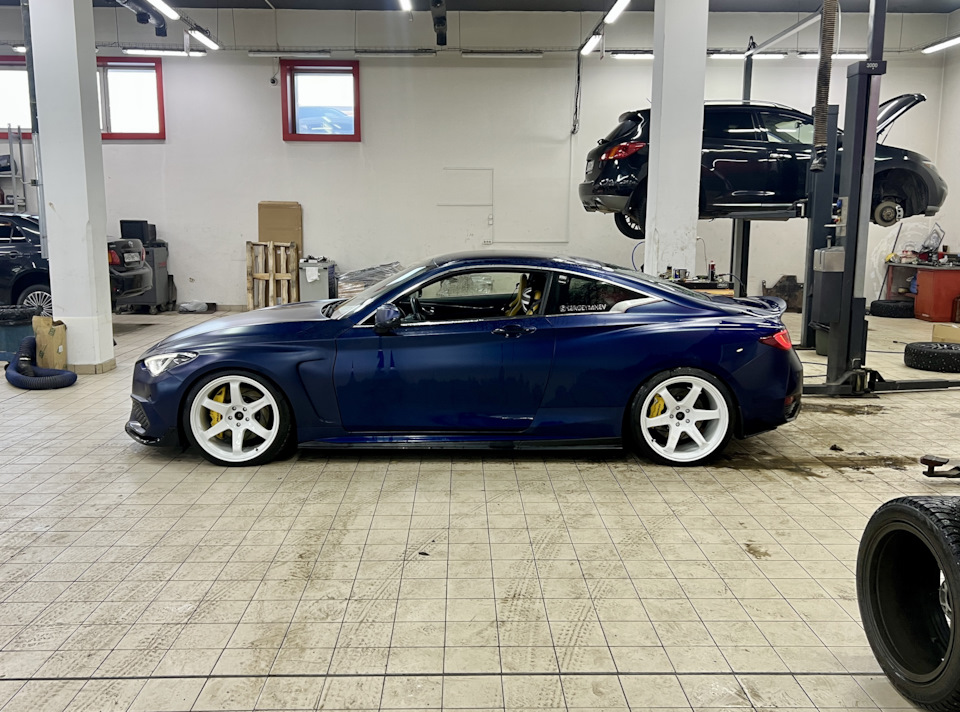 Infiniti Q60s и RAYS TE37 ULTRA — Infiniti Q60 (2G), 3 л, 2018 года ...