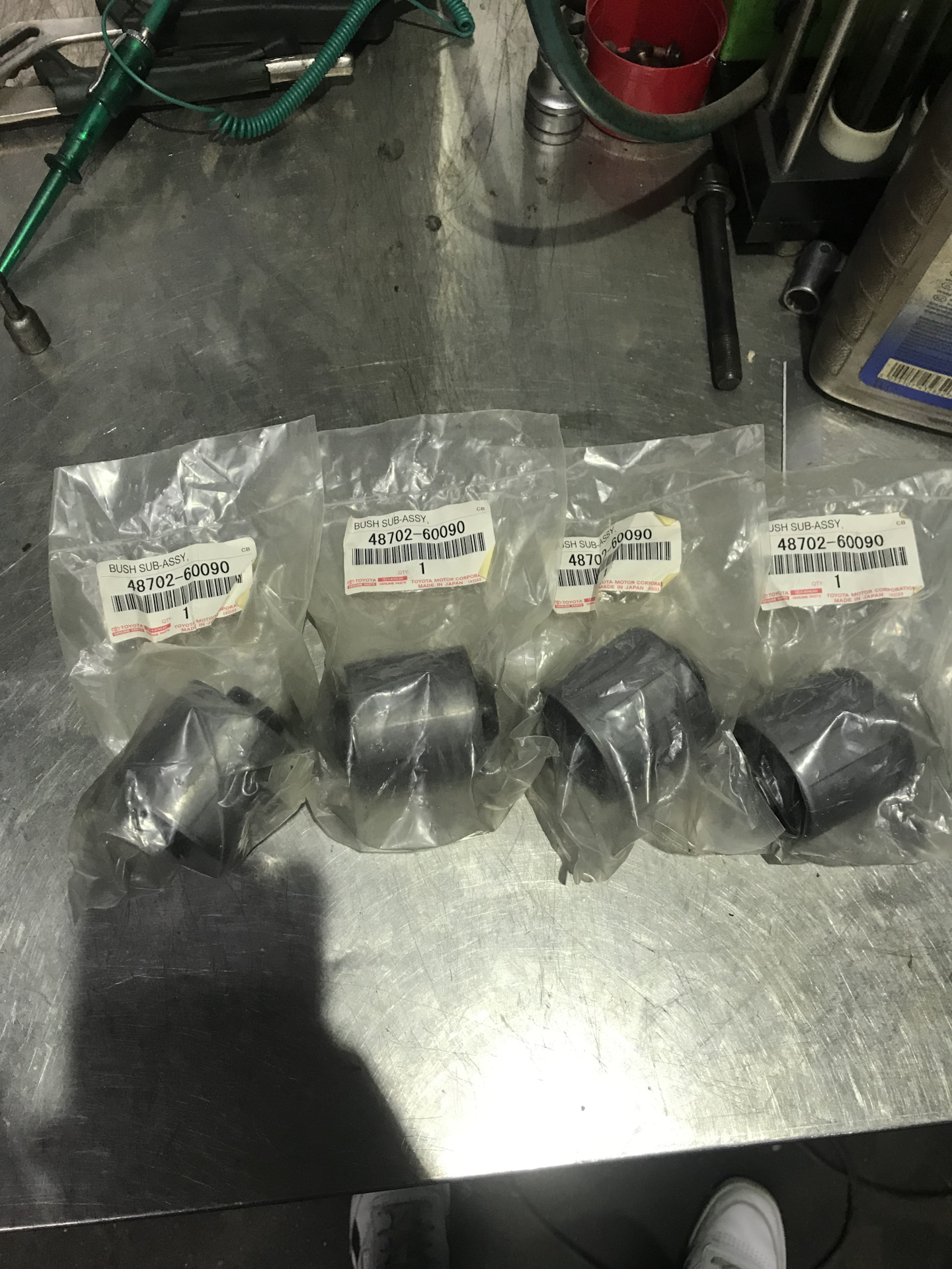 Замена сайлентблоков. — Toyota Land Cruiser Prado 120-series, 4 л, 2009 ...