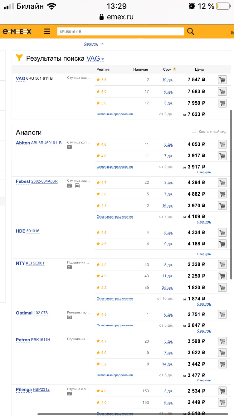 HBP2312 Ступица с подшипником в сборе, задняя PILENGA | Запчасти на DRIVE2