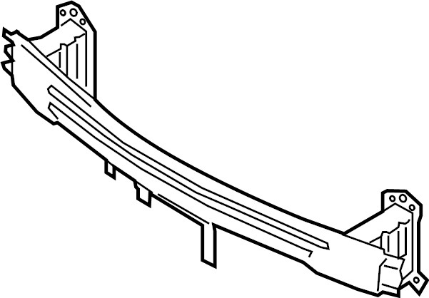 64900R5000 Усилитель переднего бампера KIA HYUNDAI | Запчасти на DRIVE2