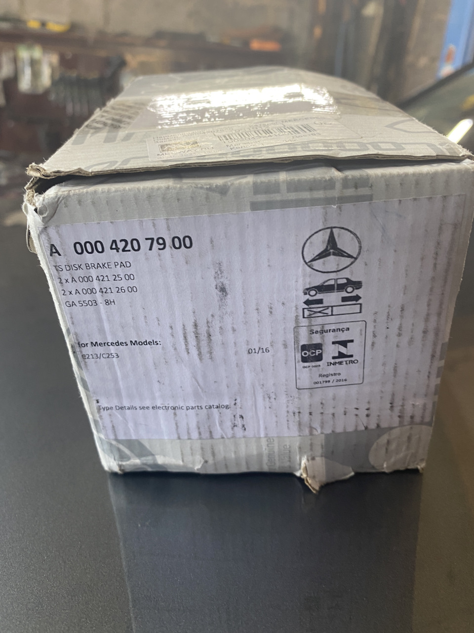 A0004207900 Комплект колодок тормозных 4шт Mercedes | Запчасти на DRIVE2