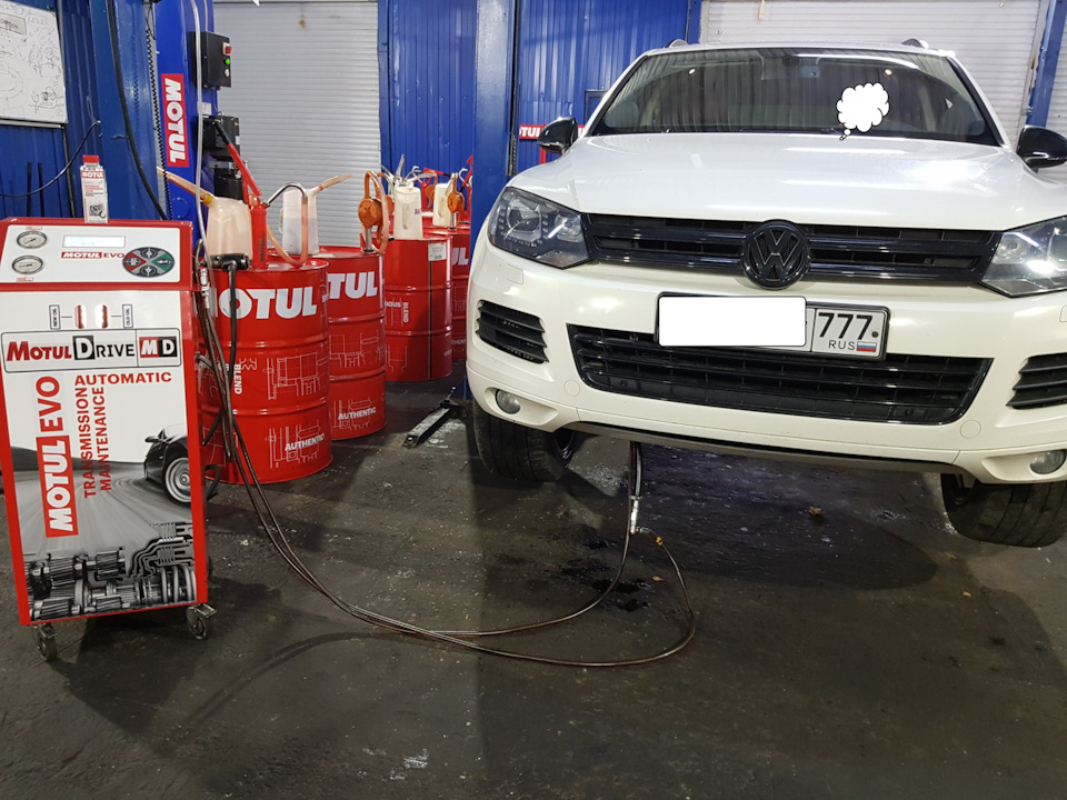 #250 Профессиональная аппаратная полная замена масла в АКПП VW Touareg ...
