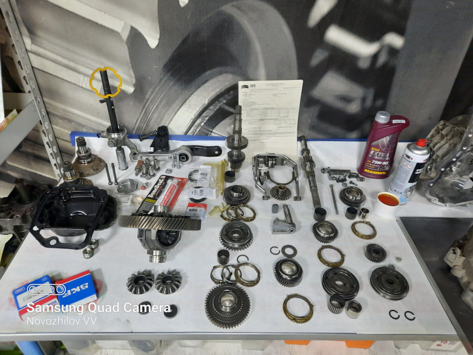 Ремонт МКПП — MQ 200. Ремонт трансмиссии серии 0AH с кодом LSQ. Люфт ...