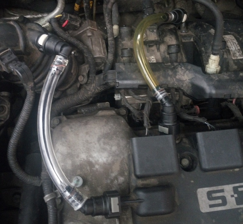 Замена трубок отвода картерных газов 25187247 и 96830708 — Daewoo ...