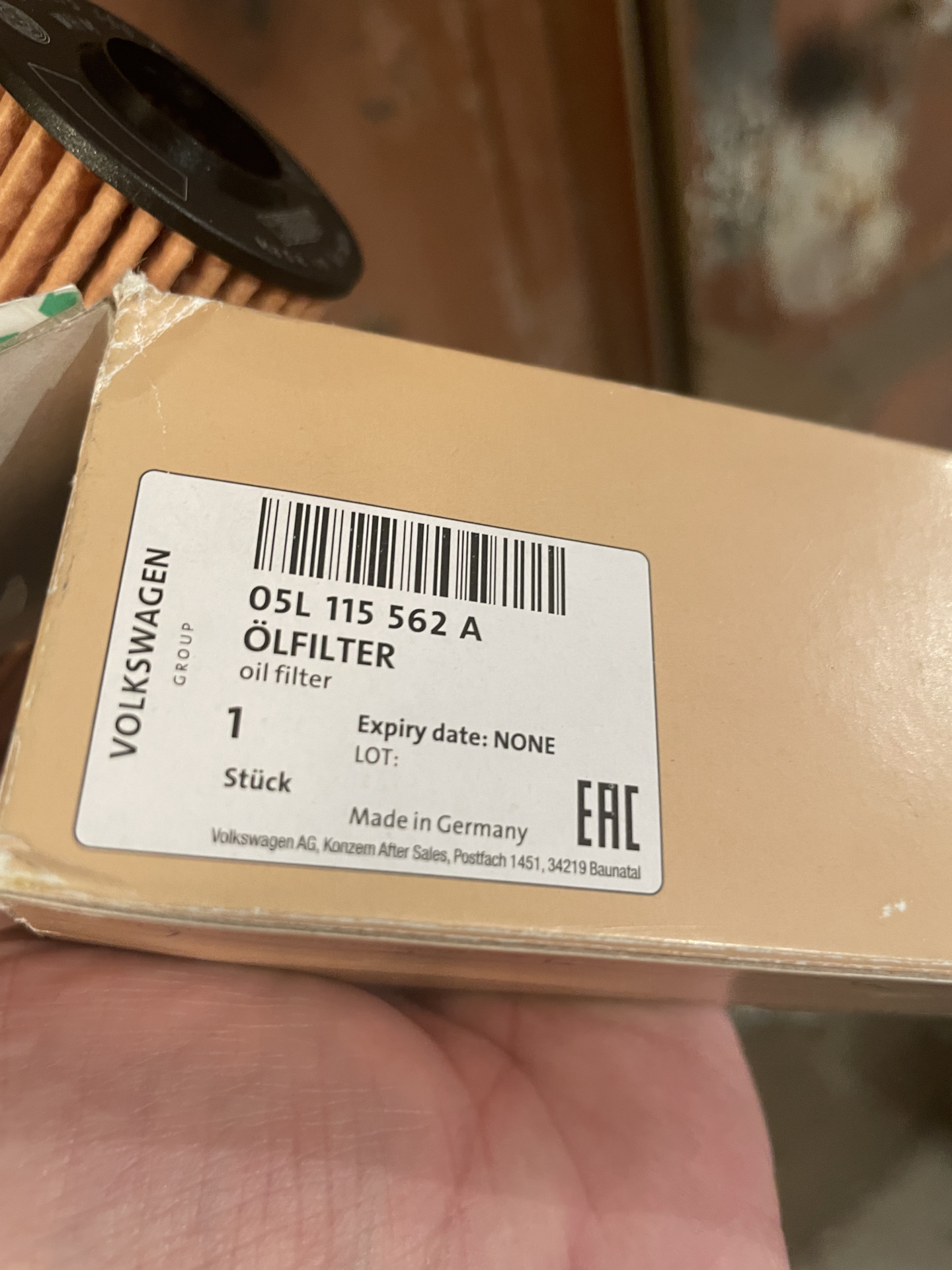 Выбор масляного фильтра 2.0 TDI — Volkswagen Passat Variant (B8), 2 л ...