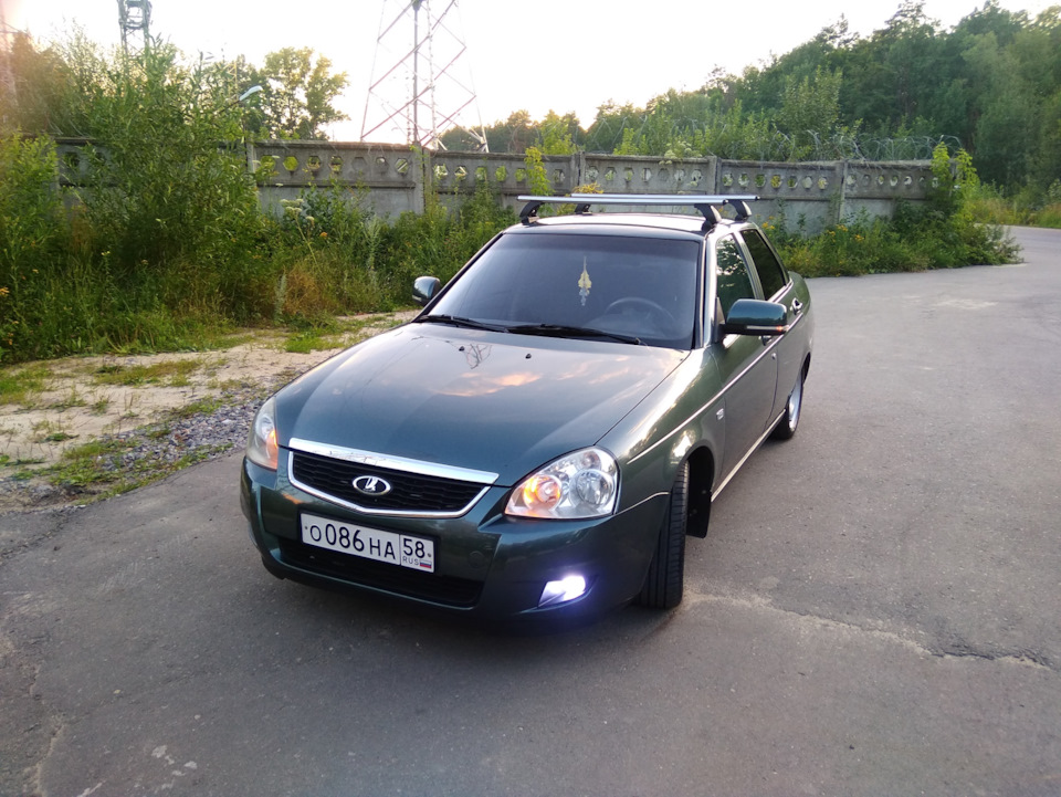 Автомобильный багажник LUX — Lada Приора седан, 1,6 л, 2008 года ...