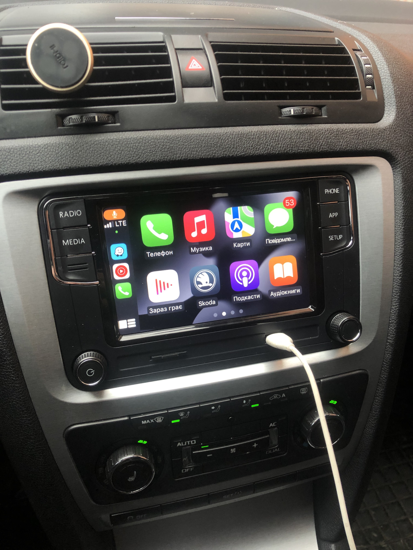 Заміна Bolero на Rcd330 plus — Skoda Octavia Combi RS Mk2, 2 л, 2010 ...