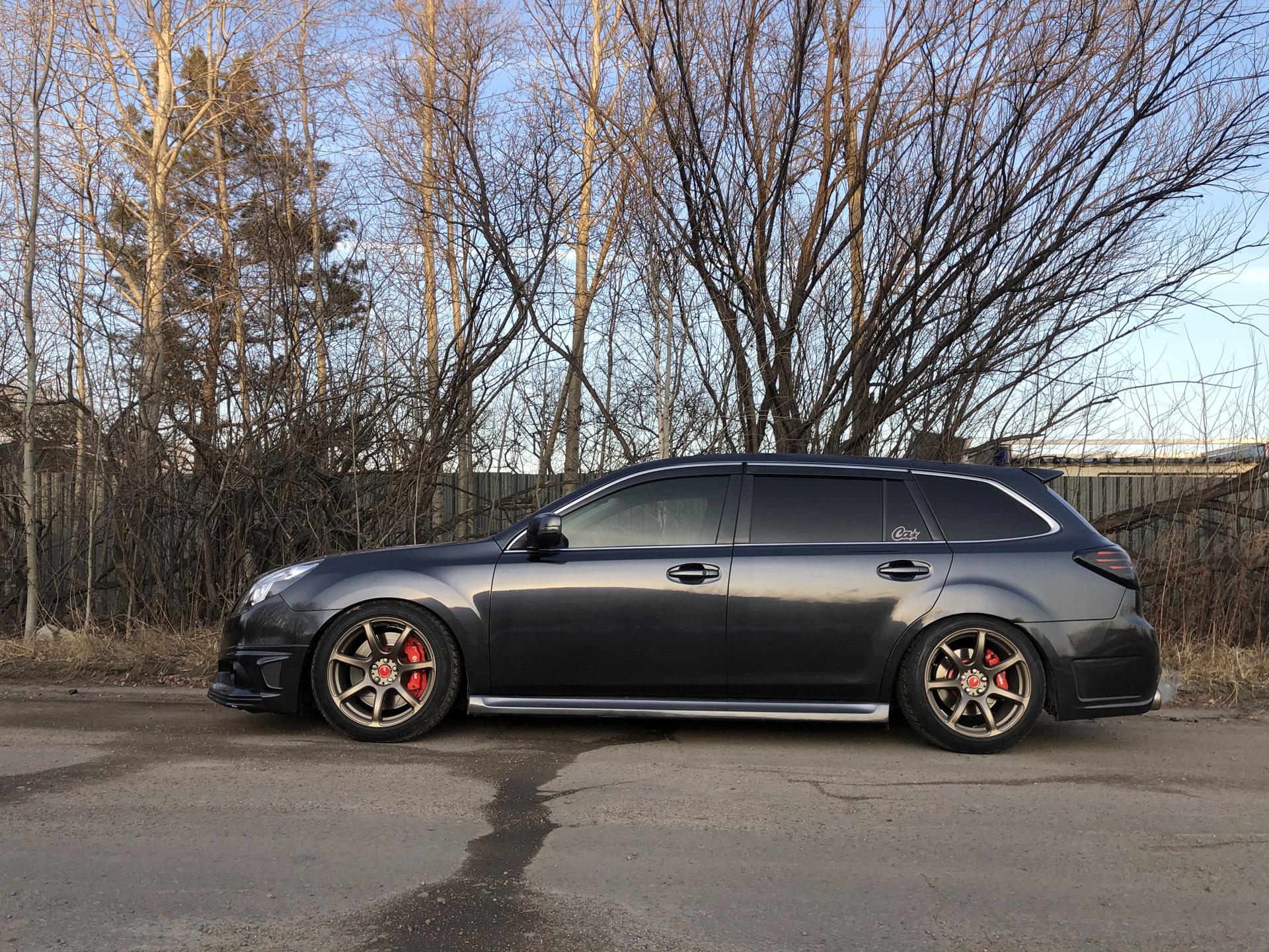 Brembo 6pot-4pot — Subaru Legacy (BM/BR), 2 л, 2012 года | тюнинг | DRIVE2