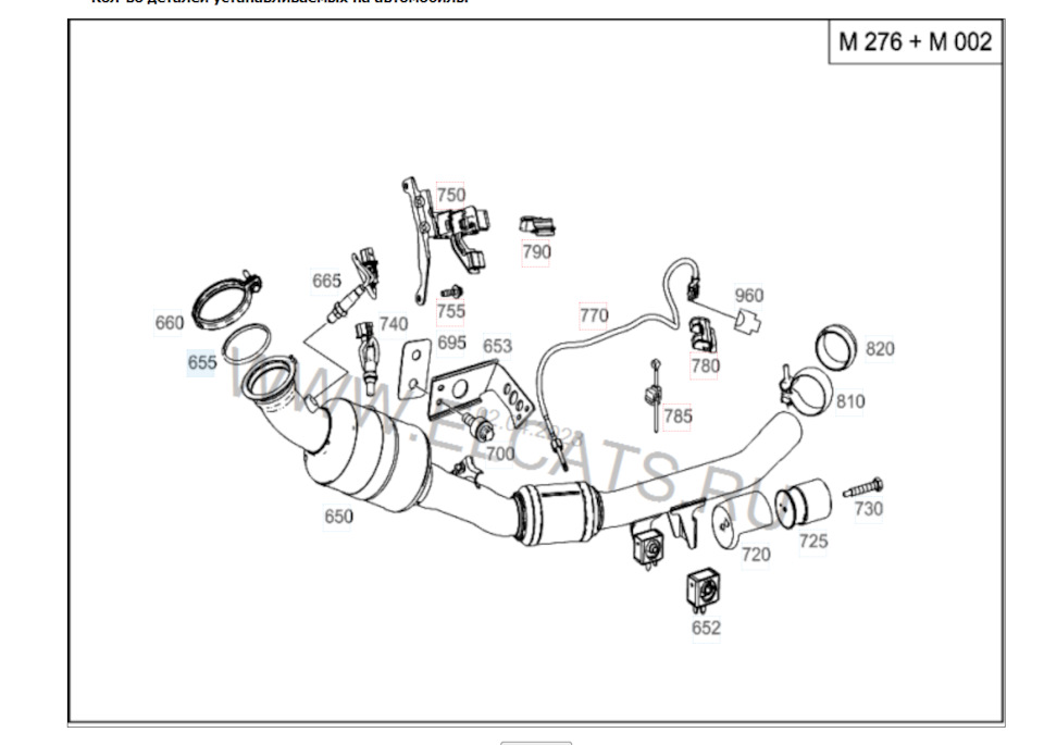 Снятие турбин мотор M276 DE30LA V6, GL X166 — Mercedes-Benz GL-Class ...