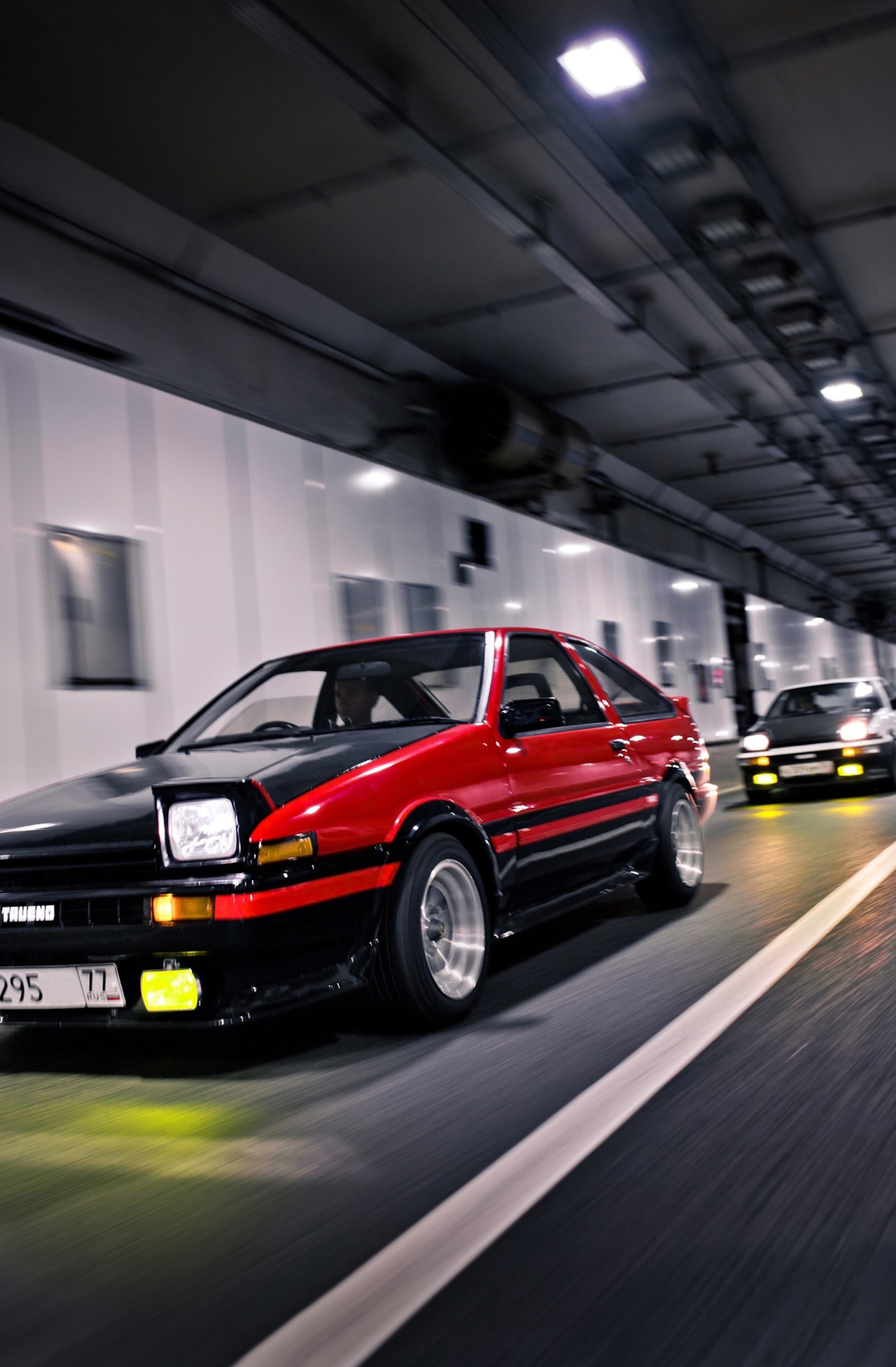 Красное & Белое — Toyota Sprinter Trueno (85), 1,6 л, 1983 года ...