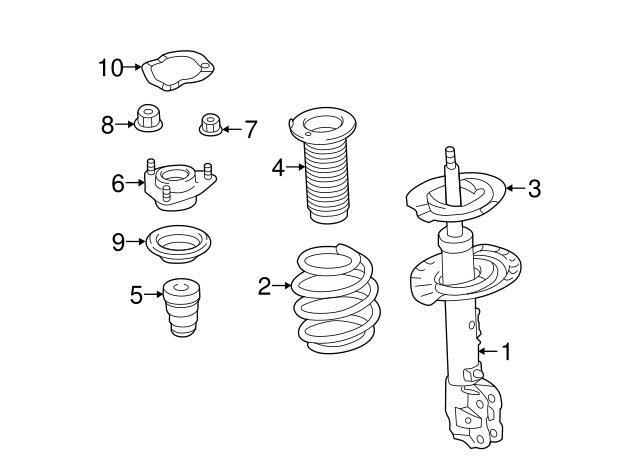 4060A561 Амортизатор Mitsubishi | Запчасти на DRIVE2