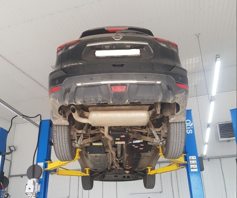 Защита днища — Nissan X-Trail III (t32), 1,6 л, 2020 года | аксессуары ...