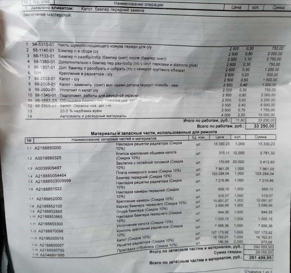 A2188850700 Решетка радиатора Mercedes | Запчасти на DRIVE2