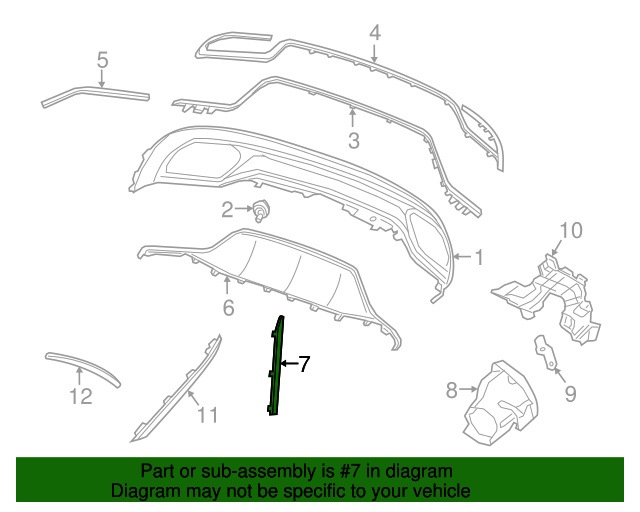 A2058850153 Накладка бампера заднего Mercedes | Запчасти на DRIVE2