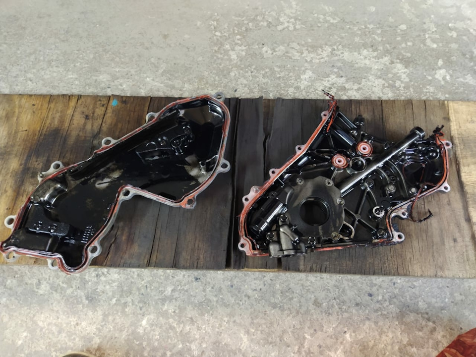 Замена цепей ГРМ YD 22 136 ЛС, 2006 г. — Nissan X-Trail I (t30), 2,2 л ...